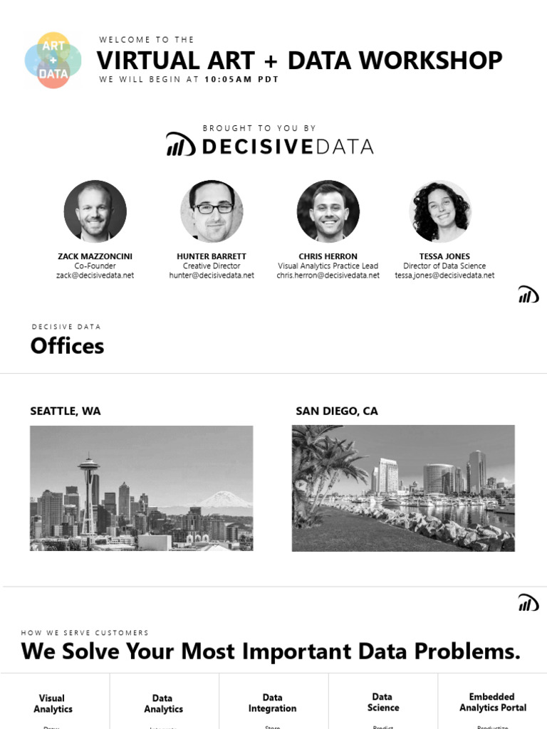 A+D Virtual Workshop Presentation | PDF | Analytics