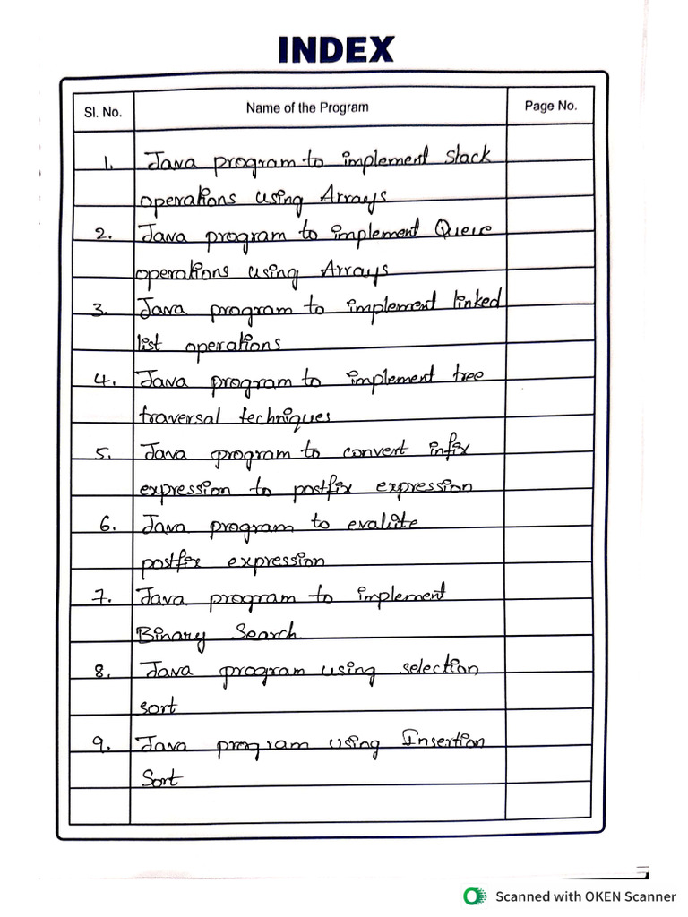 Data Structure Lab Record KA2 Sem2 | PDF