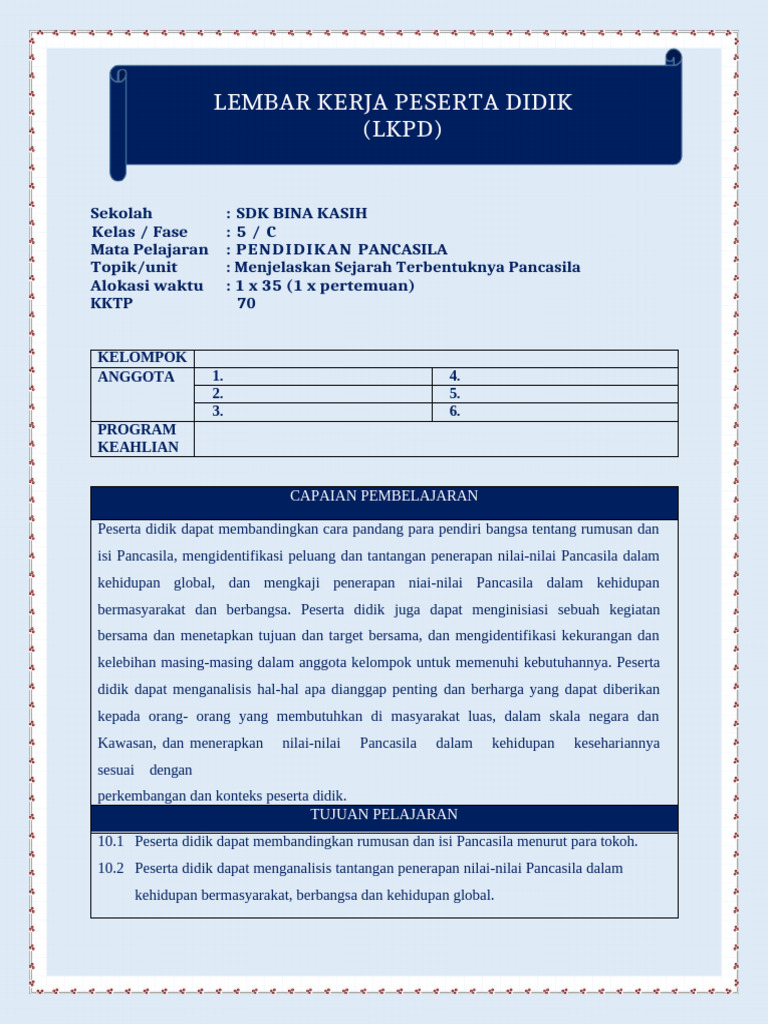 LKPD | PDF