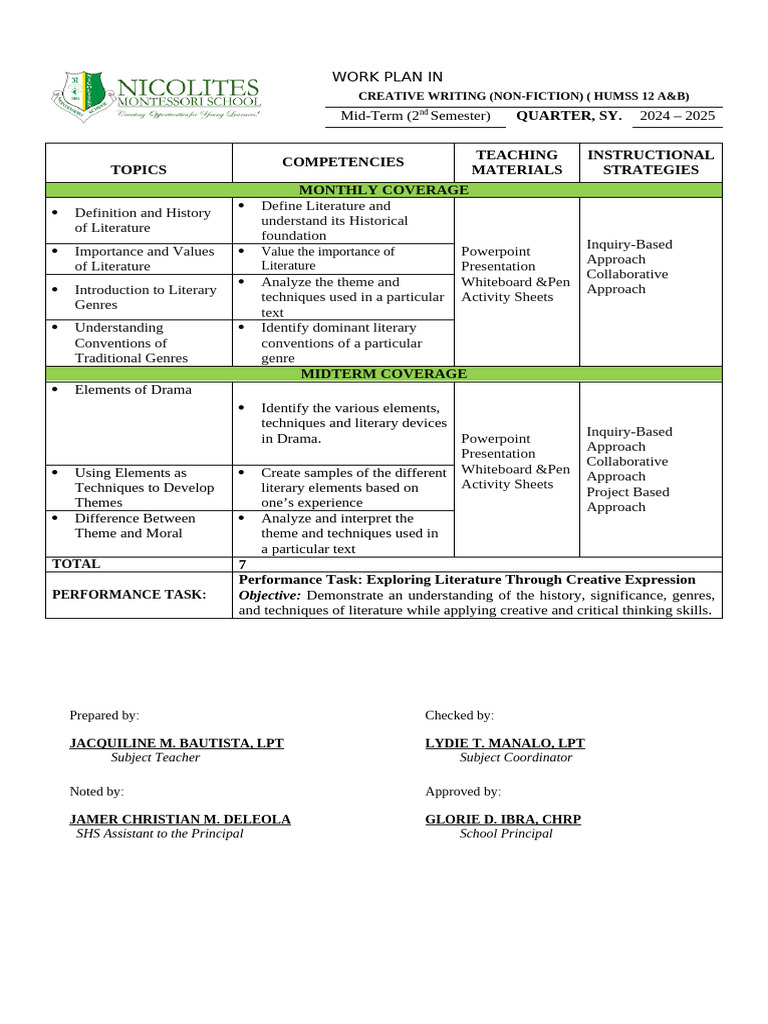 Work Plan 3rd Quarter | PDF | Quantitative Research | Methodology