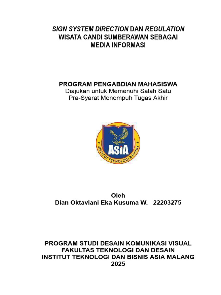 p2m Sign System Direction Dan Regulation | PDF