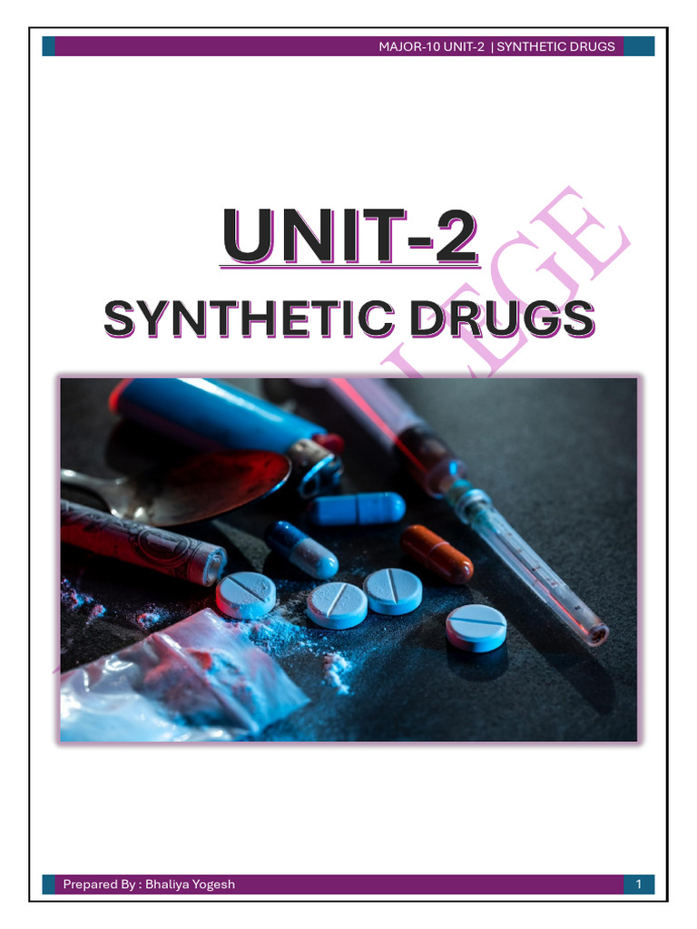Synthetic Drugs | PDF | Hormone | Pharmacology