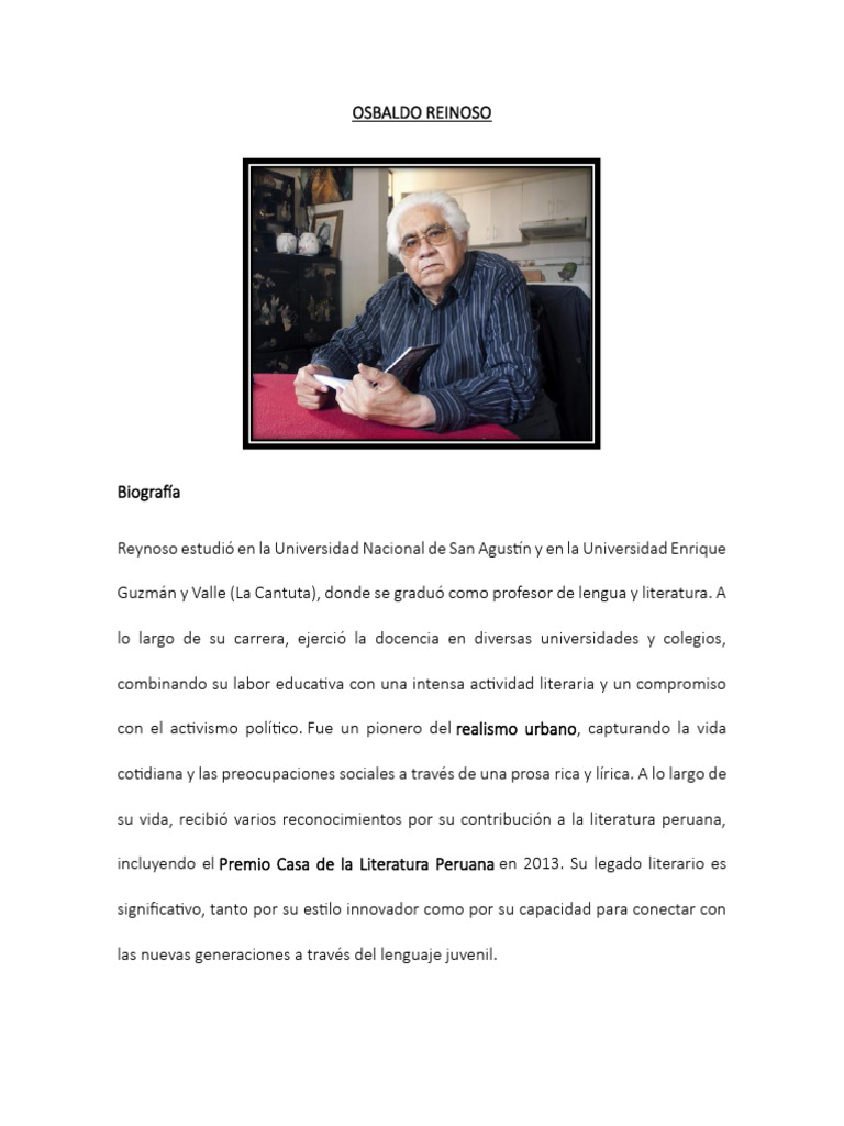 Osbaldo Reinoso | PDF