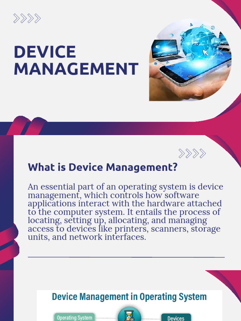 Week 6 Device Management | PDF | Input/Output | Operating System