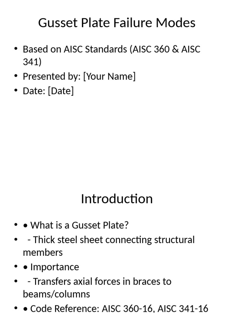 Gusset Plate Failure Modes Explained | PDF