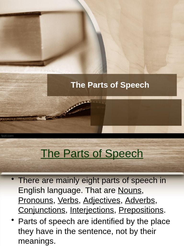 Understanding Parts of Speech in English | PDF | Noun | Part Of Speech