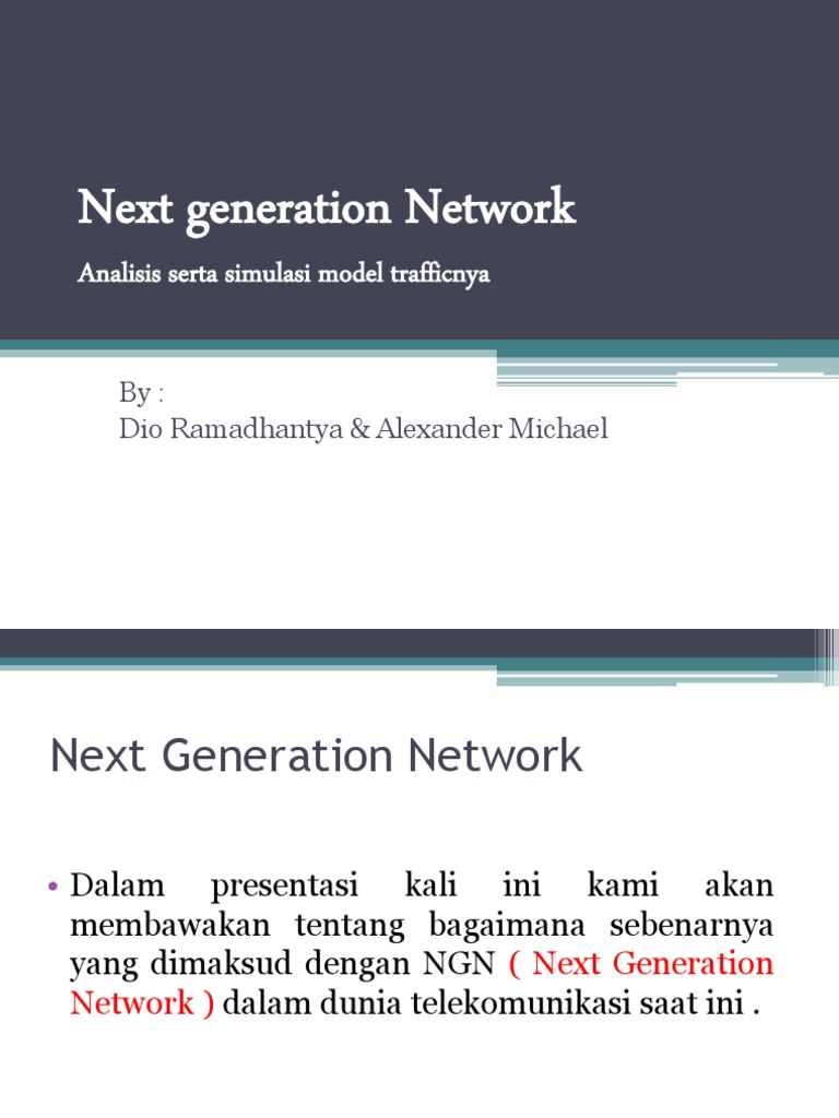 Analisis Model Traffic Next Generation Network | PDF | Bisnis | Komputer