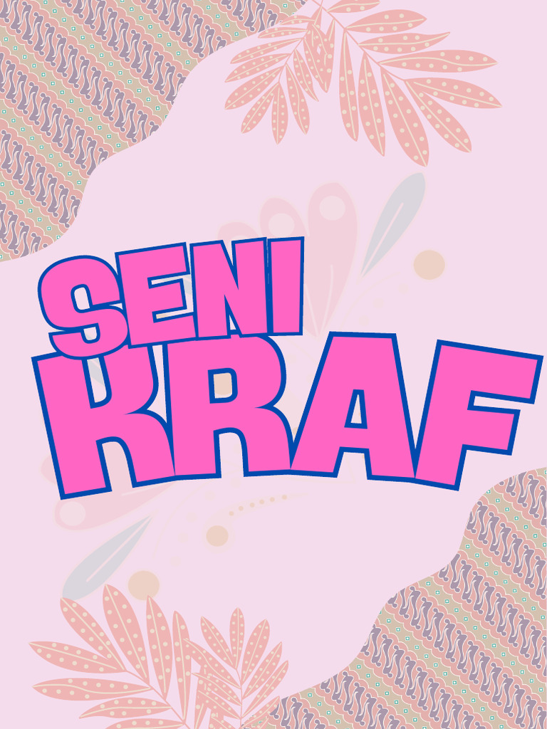 Seni Kraf Peralatan Tradisional | PDF