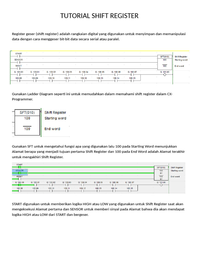 Panduan Lengkap Shift Register dan MOVL | PDF
