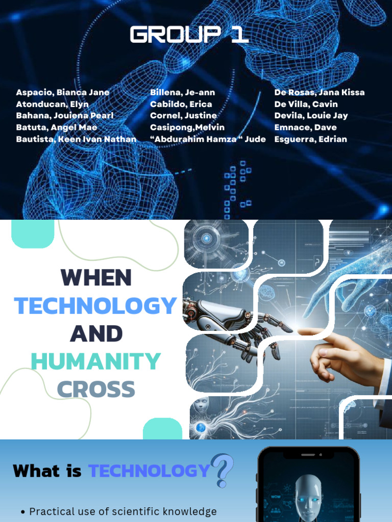 Technology and Humanity Intersection | PDF | Social Media | Popular ...