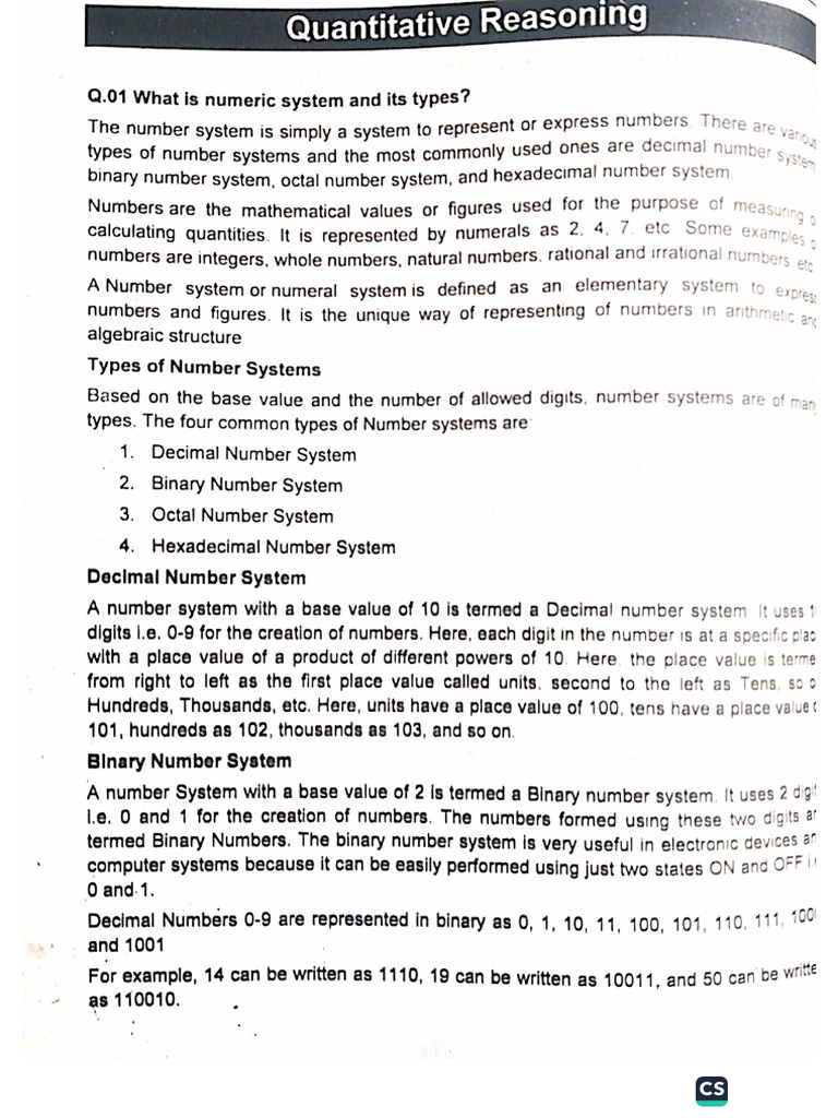 Quantitative Reasoning | PDF