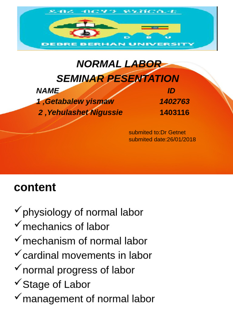 Understanding Normal Labor Physiology | PDF | Childbirth | Pelvis