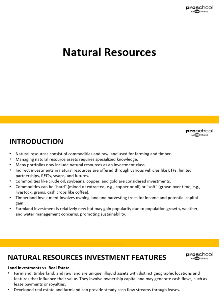 5 +Natural+Resources | PDF | Cost Of Living | Futures Contract
