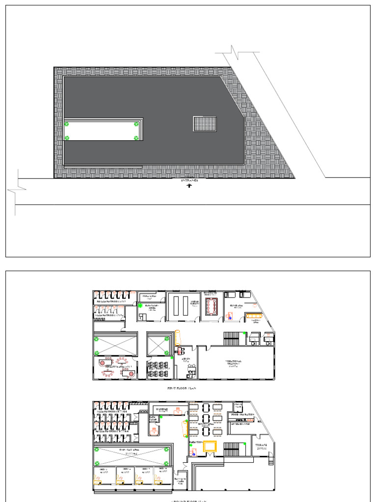 NGO DESIGN -SITE PLAN,FLOOR PLANS AND SECTION | PDF