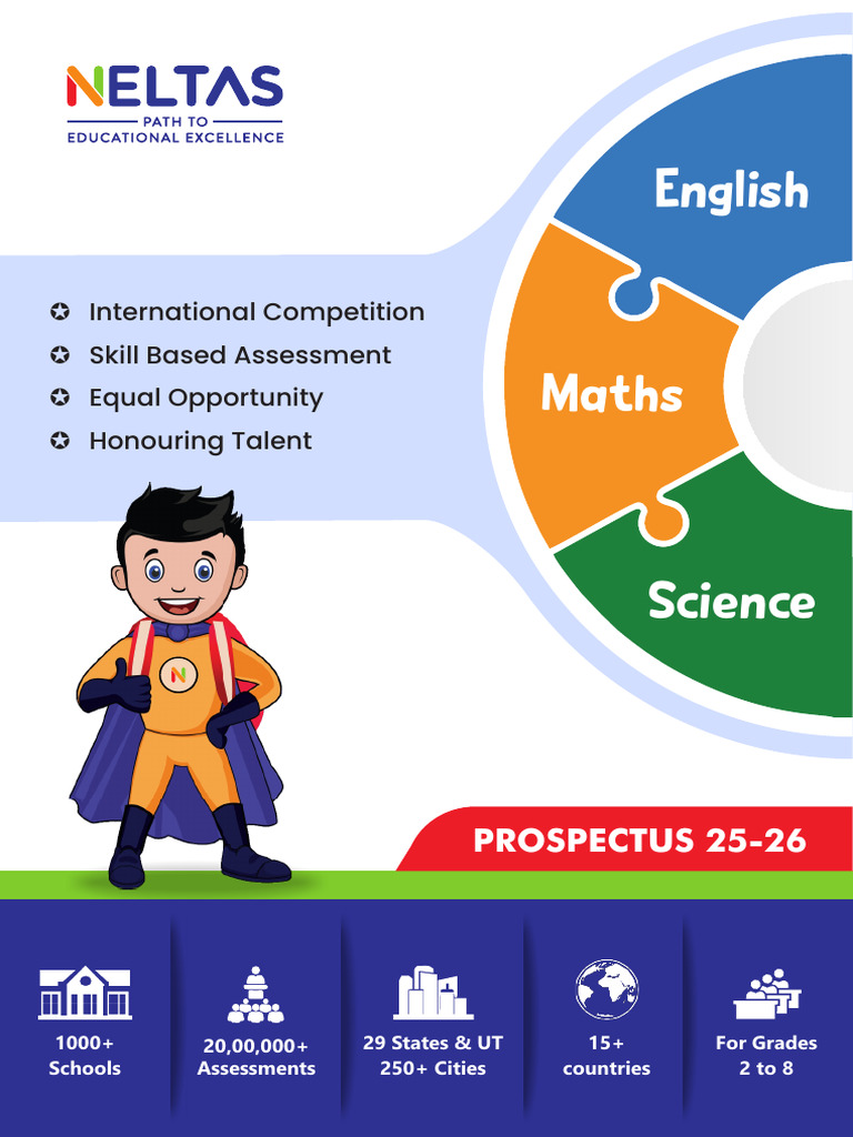 NELTAS International Exam Prospectus 2025-26 | PDF | Knowledge ...
