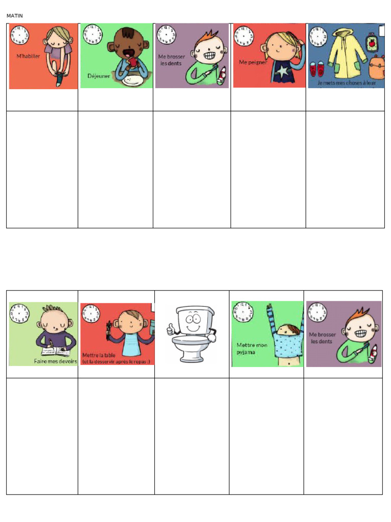 Routines Anna | PDF