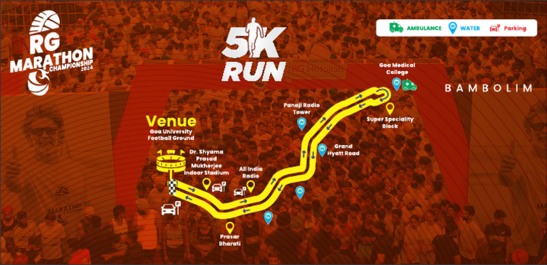RG Marathon - 5k Route Map | PDF