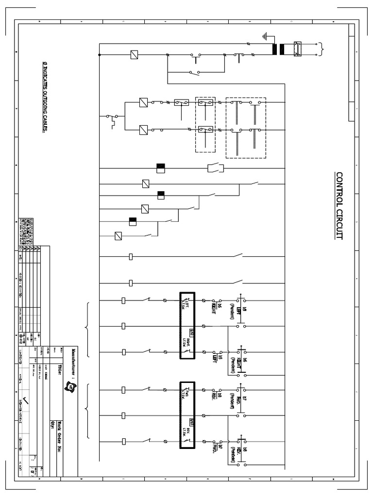 5ton Crane Control Wiring | PDF
