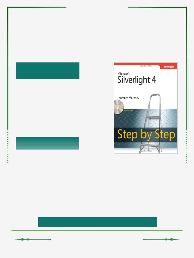 Microsoft Silverlight 4 Step by Step Laurence Moroney Ebook Reprint ...