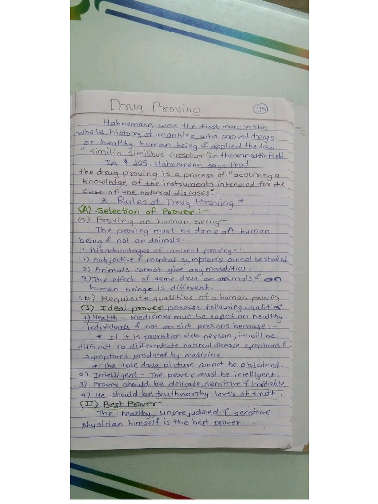 Drug Proving | PDF