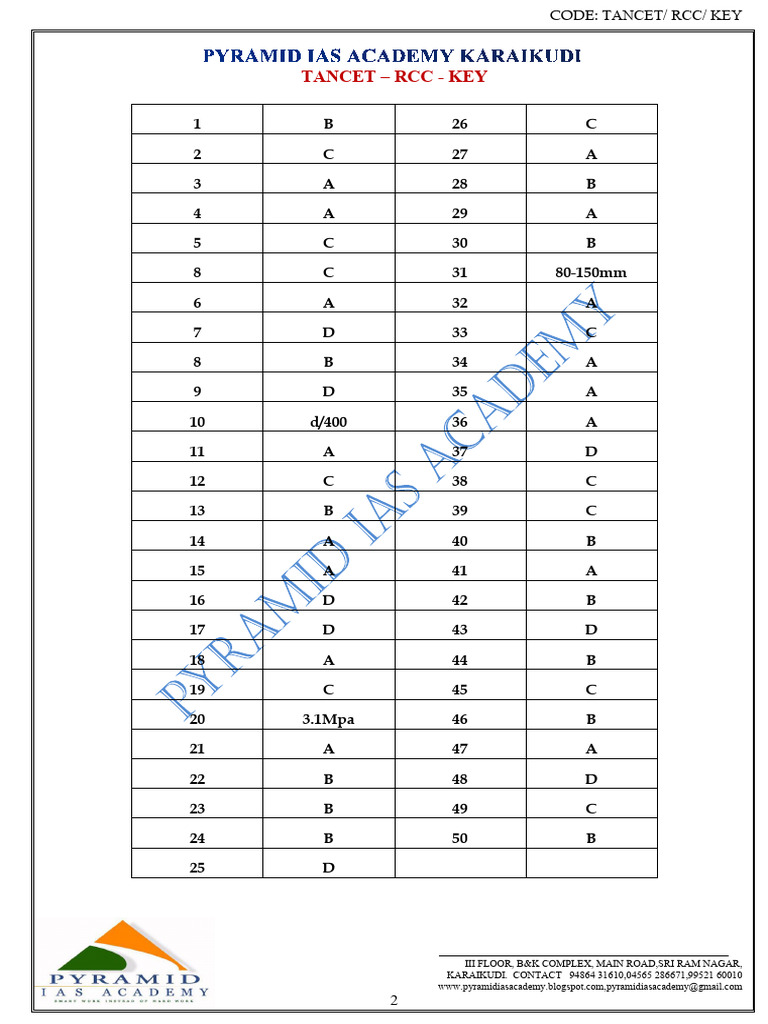 RCC Key | PDF