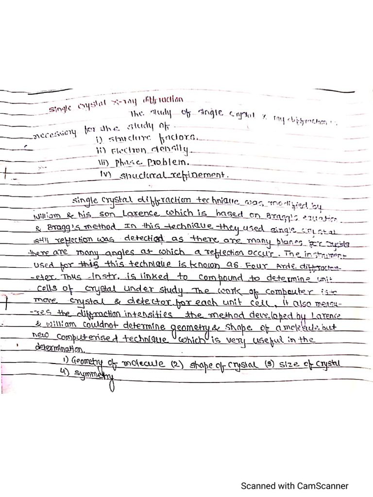 XRD by Pooja k Wadgaonkar-single Crystal Structure,Structural Factor ...