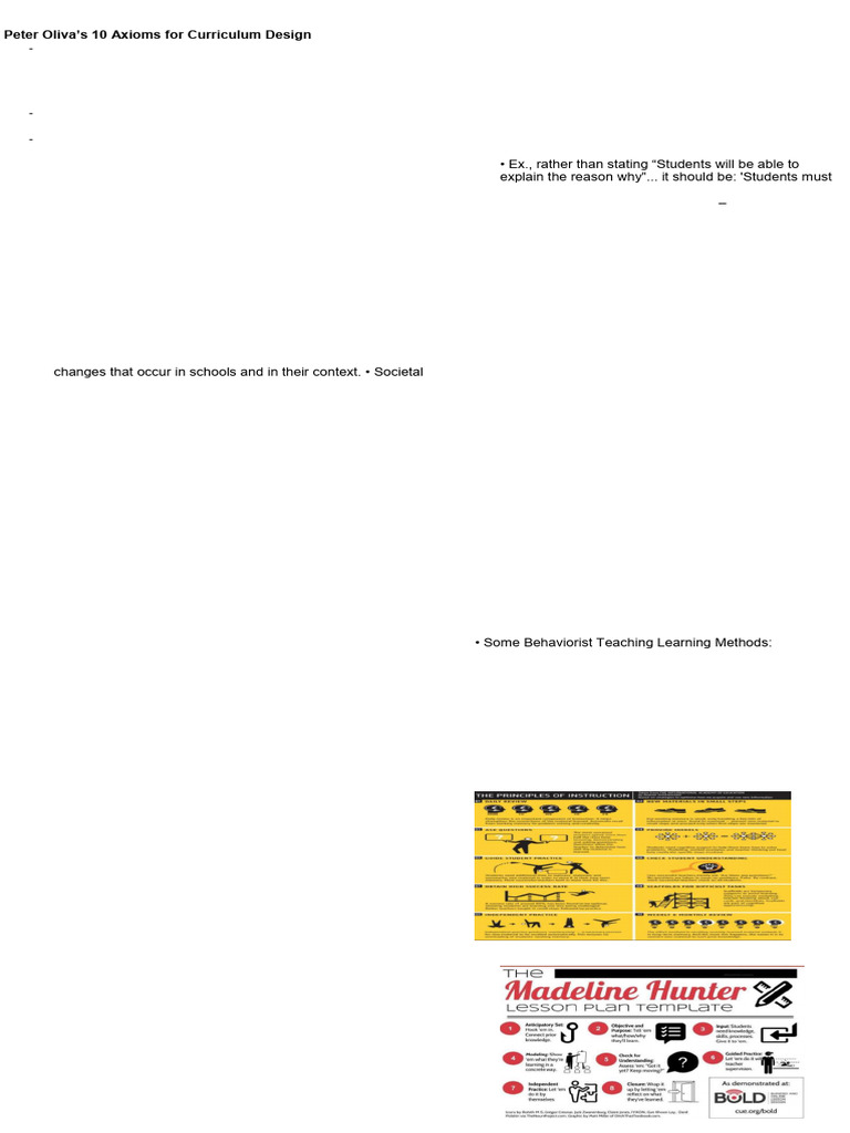 Lesson 6 and 7 Notes Print | PDF | Curriculum | Learning
