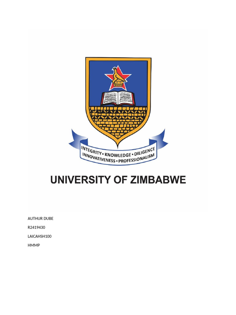 AUTHUR DUBE Shona Assignment | PDF