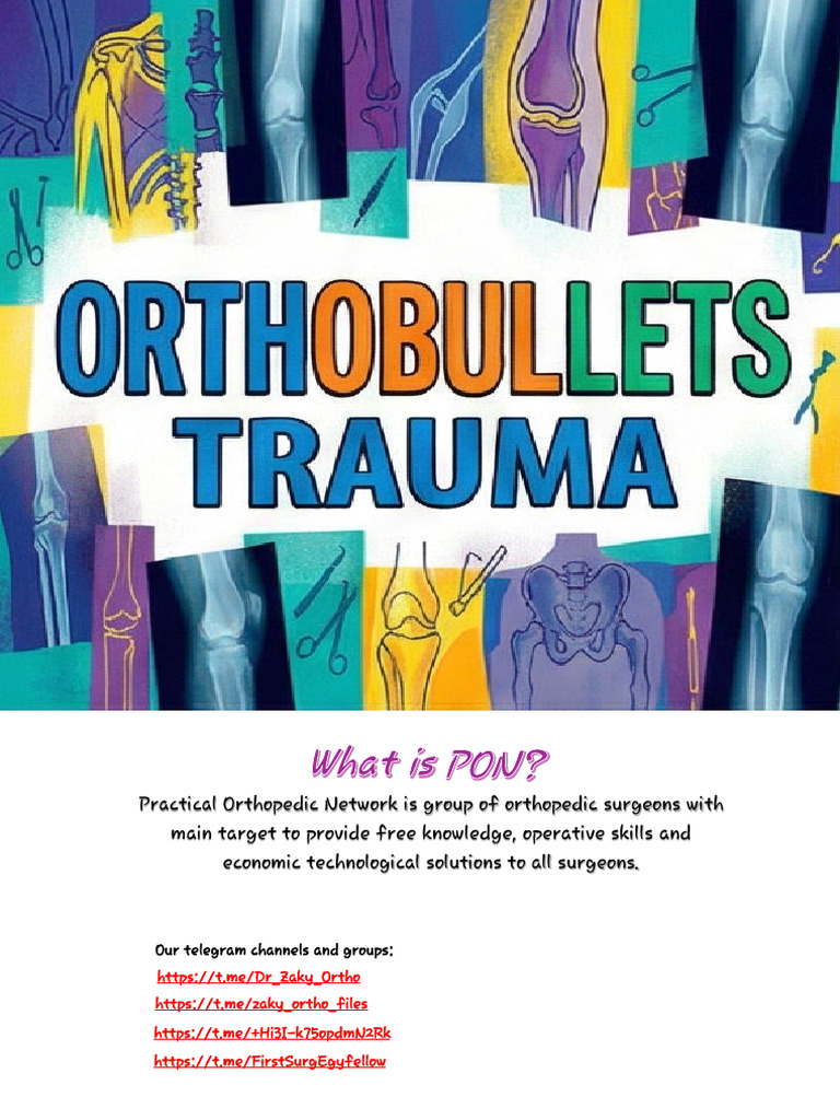 Orthobullets Trauma 2026 | PDF | Prosthesis | Amputation