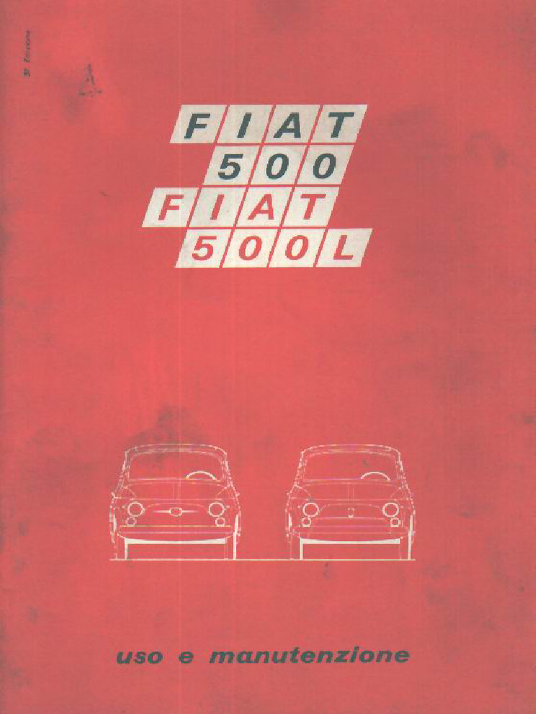 Fiat 500 L Use and Maintenance Manual 1970 (IT) | PDF