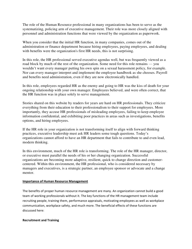 Ass Gnment | PDF | Human Resource Management | Employment