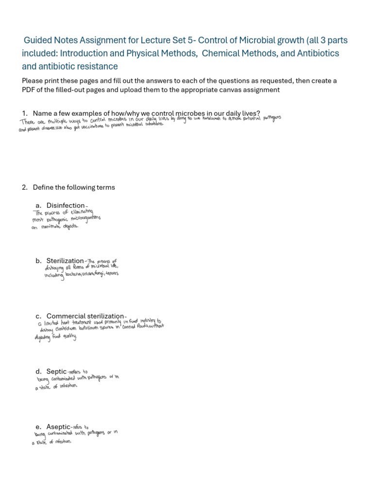 13 15 +microbiology +Lecture+Homework +Control+of+Microbial+Growth ...