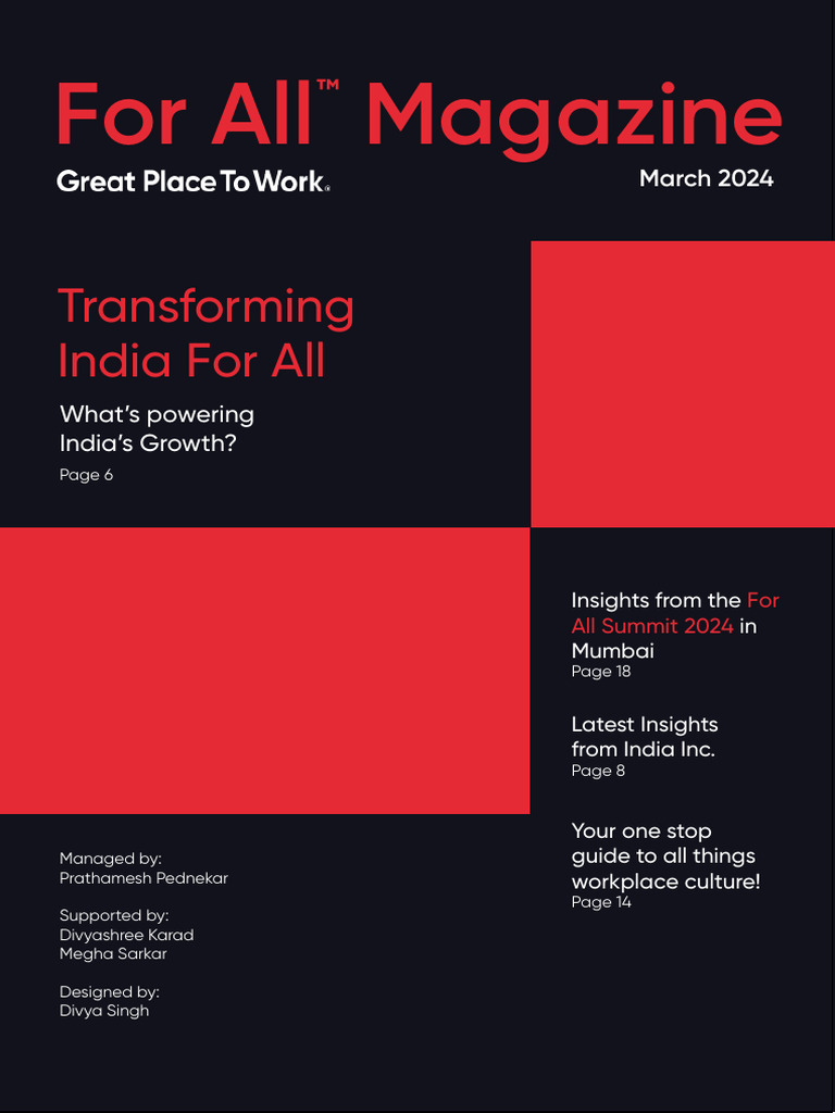 For All Magazine 2024 Digital Edition | PDF | Innovation | Employment