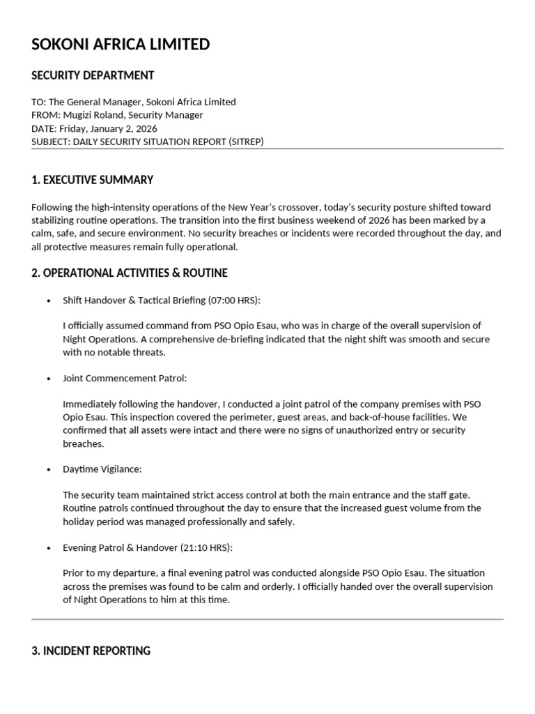Daily Security Report - January 2, 2026 | PDF