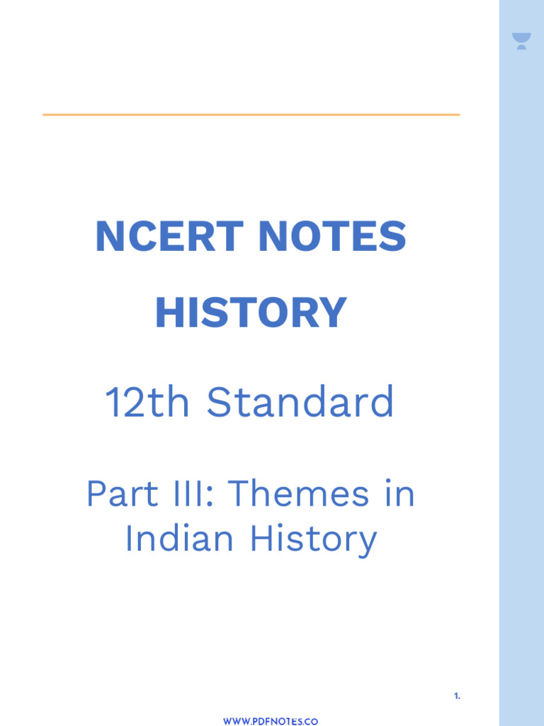 Part III Themes in HIStory 12TH | PDF | Indian Rebellion Of 1857