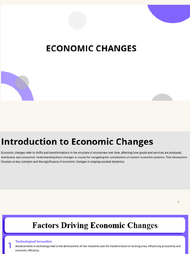 L - Economic Changes | PDF