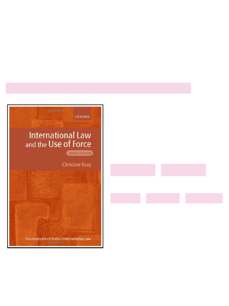 International law and the use of force 3rd ed Edition Gray - ebook and ...