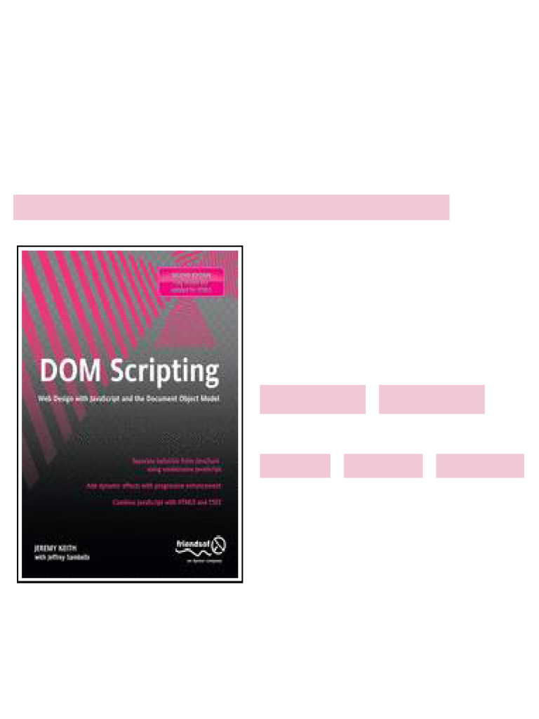 DOM Scripting Web Design with JavaScript and the Document Object Model ...