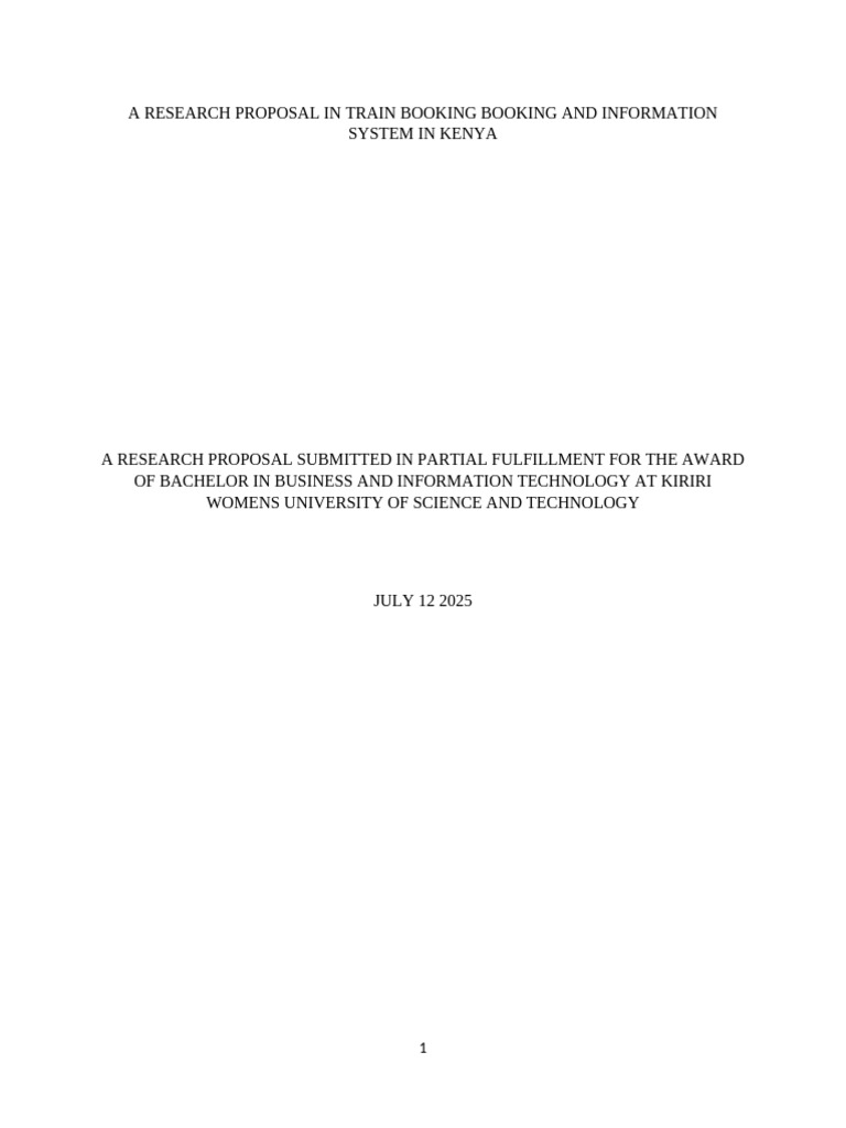 Train Booking and Information System Documentation Kbt 40 | PDF ...