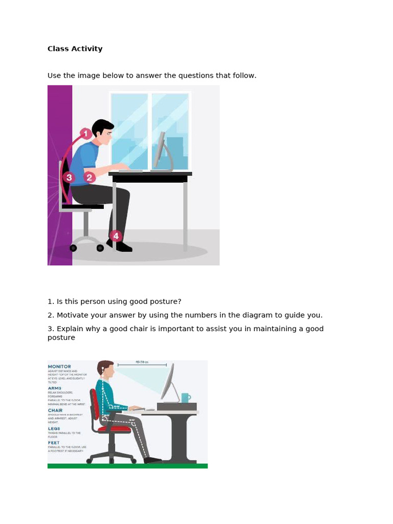 Ergonomics Activity | PDF