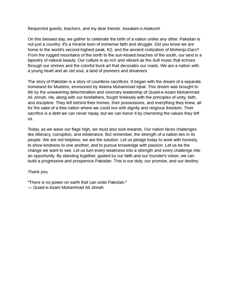 Speech | PDF