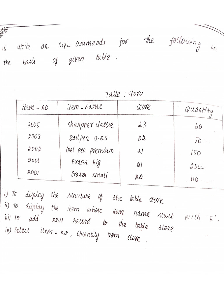 Cs Pratical SQ LPG M | PDF