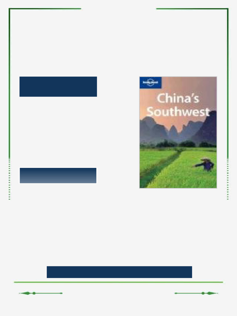China s Southwest 3rd Edition Damien Harper ebook HD pdf version | PDF ...