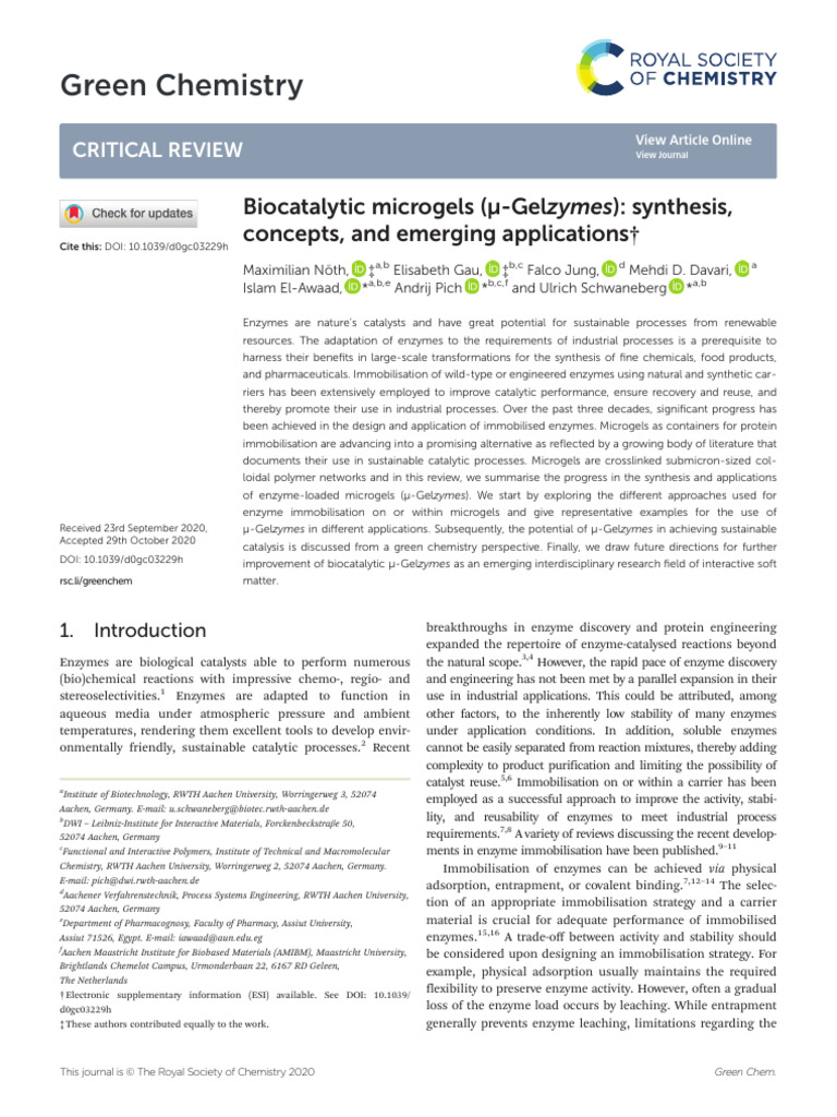 Publication 3 | PDF | Gel | Enzyme