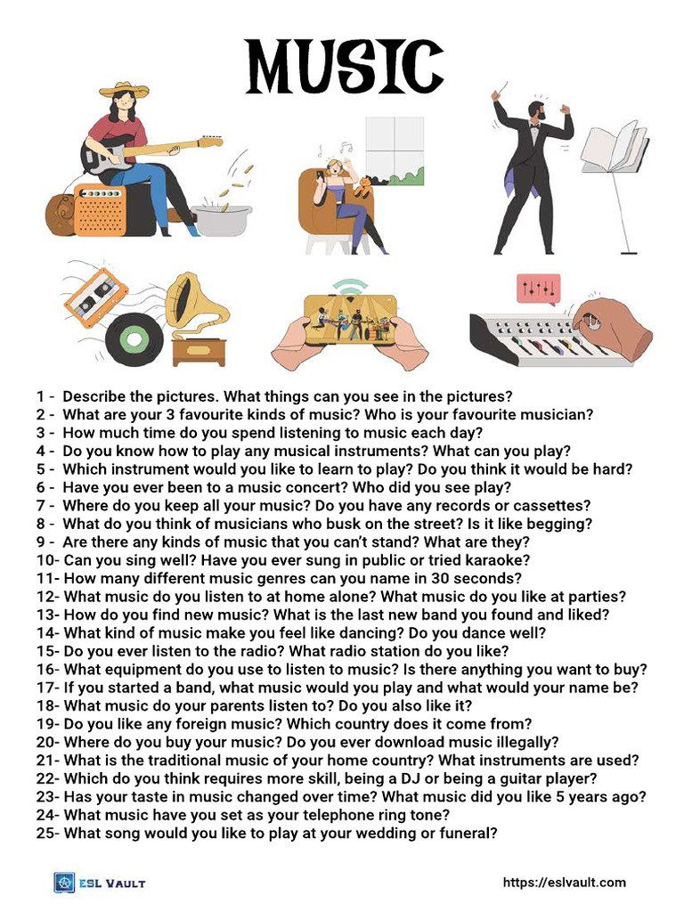 Music Preferences and Experiences Survey | PDF