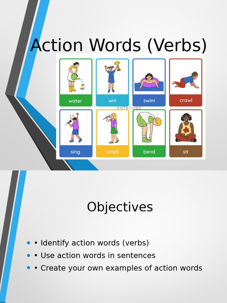 Understanding Action Words for Kids | PDF