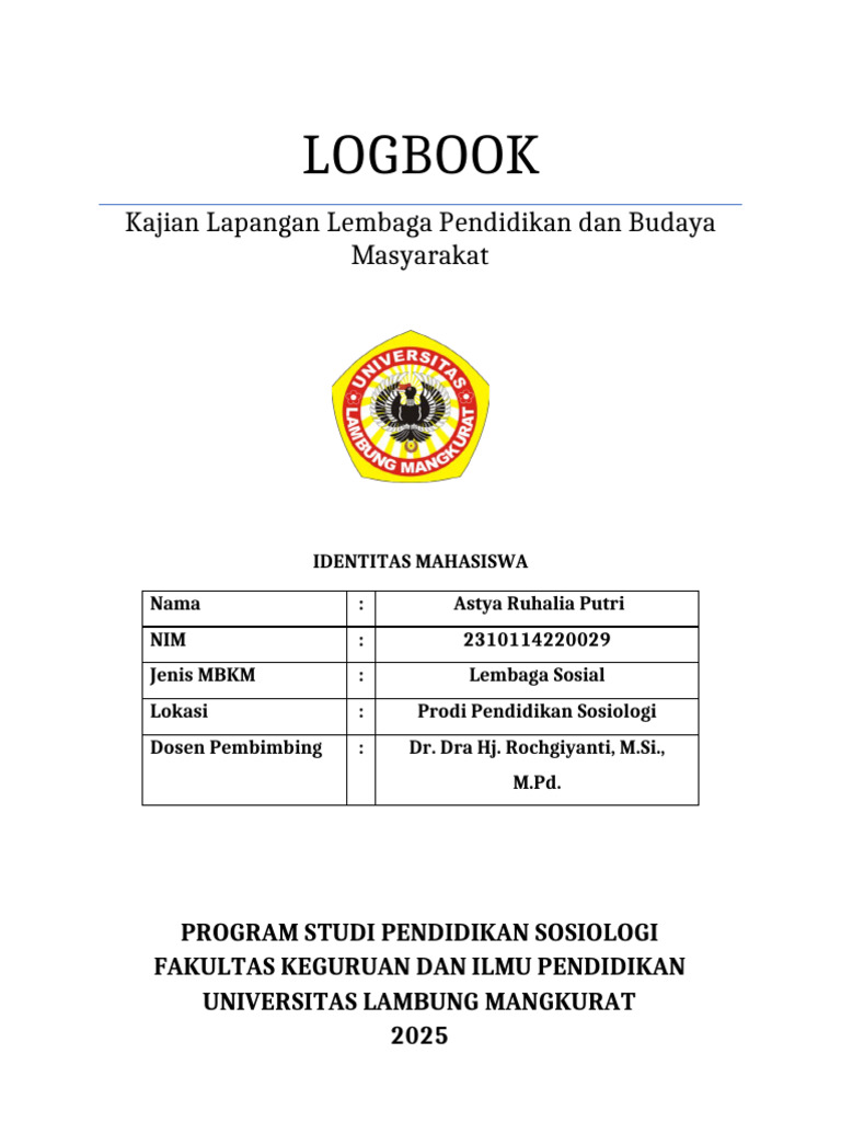 A2-LoogBook Minggu 10-Astya Ruhalia Putri salinan (1) | PDF