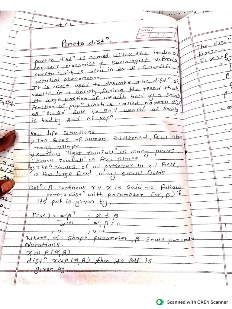 Pareto Distribution | PDF