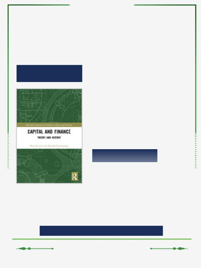 Capital and Finance Theory and History 1st Edition Peter Lewin eBook ...