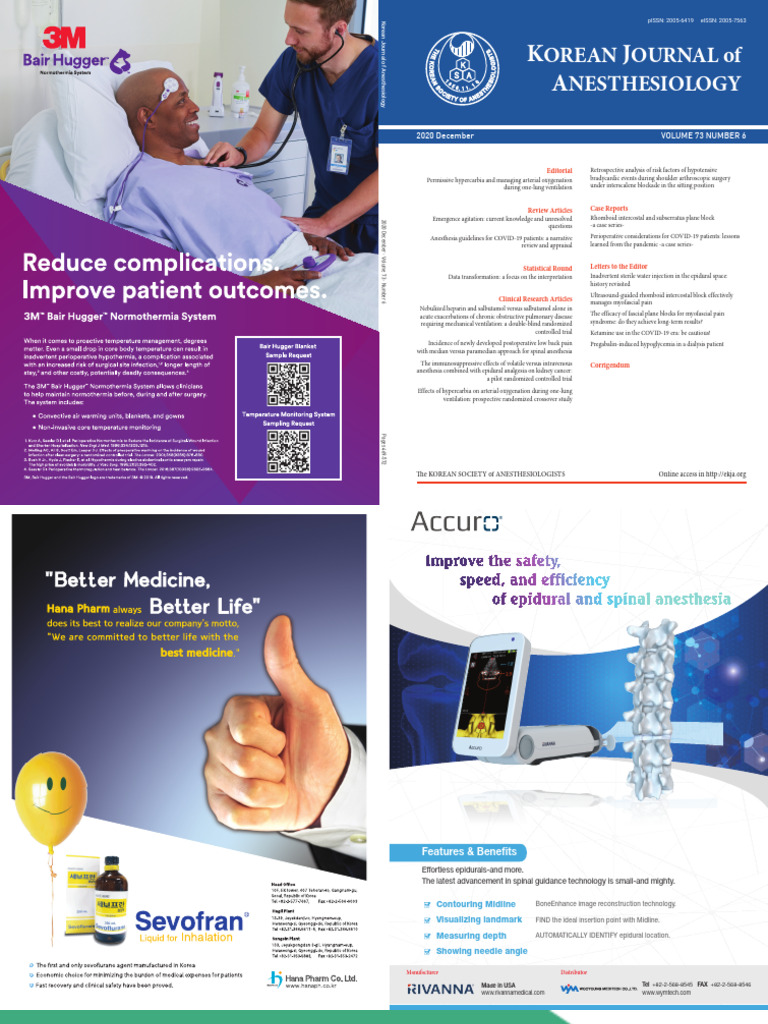 Kwak Dan Kim 2020 | PDF | Anesthesia | Surgery